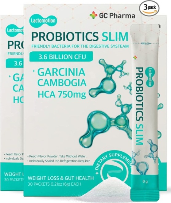 GC Pharma Probiotics Garcinia Cambogia (90 Count, Pack of 3) - Stomach ...